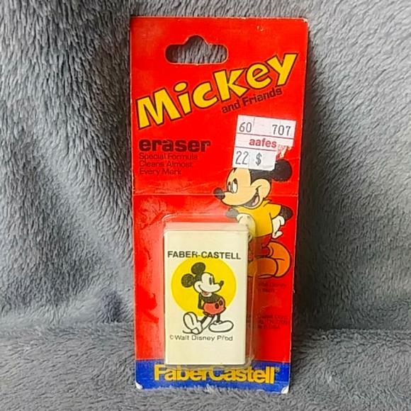 Disney | Office | Vintage Sealed Mickey Mouse Eraser | Poshmark